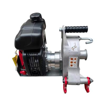 중국 미니 가벼운 수동 숲 빠른 드럼 브레이크 케이블 캡스탄 오버헤드 건설 리프팅 가솔린 핸드 윈치 판매용