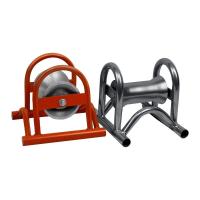 China Manhole Cable Roller Three Drum Roller Various Single Cable Pulley Rollers for sale