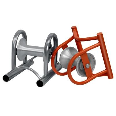 Chine Guide de pose de câble unique souterrain Roller aluminium roue en nylon Manhole Roller câble à vendre