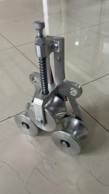 China Three-Wheel Grounding Pulley Block Φ60/75mm with Aluminum Sheave for Stable Cable Pulling Blocks and Stringing Blocks for sale