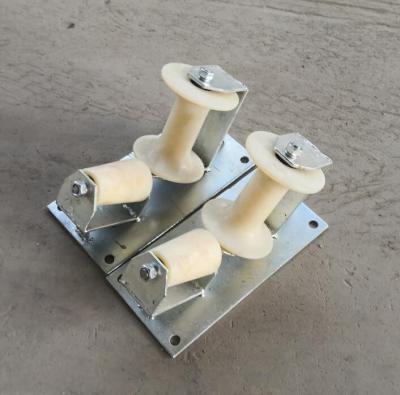 China One Way Cable Laying Roller Nylon Stringing Block Turning for sale