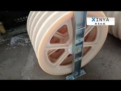Grote diameter Nylon Gordel katrol Stringing Blocks Aanpasbaar OEM Timing Stringing Katrol Elektriciteitsoverbrenging Katrol