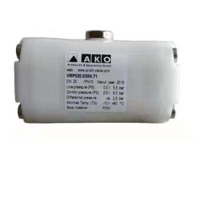 collegamento interno manuale antiruggine del filo della valvola di pizzico di AKO DN20 VMP020.03XK.71