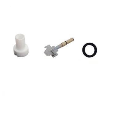 China 351717 High Resistance PTFE PG1 Round Jet Nozzle Powder Coating Spare Parts for sale