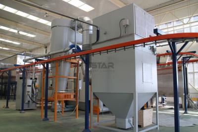 China Hardware Electrical Area Conveyorised Powder Coating Plant for sale