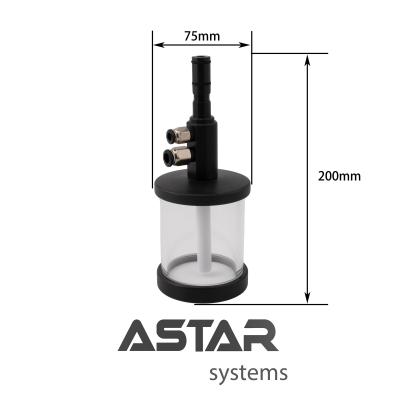 China Customizable Mini 200mm Hopper Manual Powder Gun Cup for Powder Coating Gun for sale