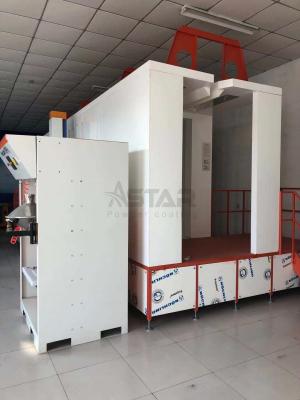 Cina Cabina elettrostatica del rivestimento della polvere di recupero del ciclone in vendita