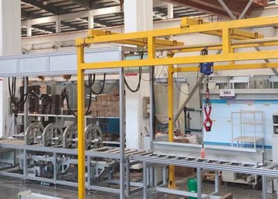 China Kompaktes Hauptleitungsträger-Fließband 2 Stück-werfende Art automatische Nietmaschine zu verkaufen