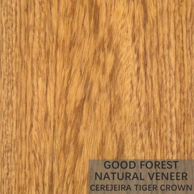 China Cerejeira Wenge Natural Wood Veneer Grain Specially For Hotel Decoration for sale