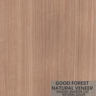 Cina Il legno naturale del hickory impiallaccia l'impiallacciatura popolare FSC di legno del Governo di doppio colore in vendita