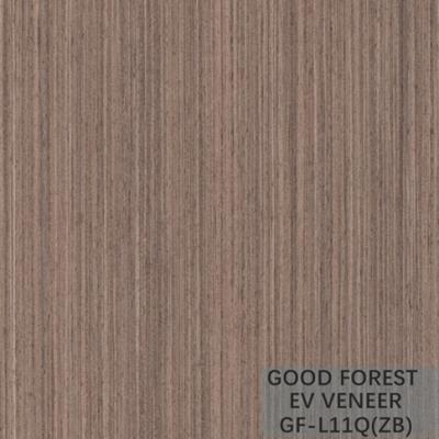 Cina La zebra dell'impiallacciatura di EV ha costruito il legno per impiallacciare il grano diritto di colore naturale in vendita