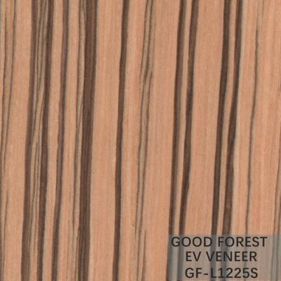 Cina La zebra dell'impiallacciatura di EV ha costruito il legno per impiallacciare il grano diritto di colore naturale in vendita