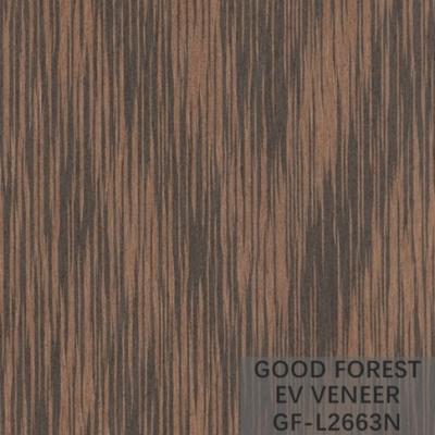 Cina Il legno costruito impiallaccia il pollo Wing Wood Veneer 2500*640 millimetro di Wenge in vendita