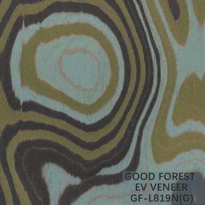 China Engineered Wood Veneer Tree Root Wood Veneer Natural / Dyed Color for sale