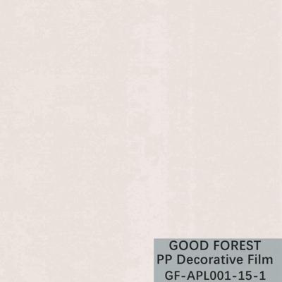 Cina Film decorativo del fondo del polipropilene del grano del raso del film dell'OEM pp in vendita