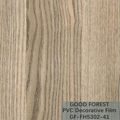 Cina Film decorativo del PVC di traffico grano di legno di spessore di 0.60mm - di 0,25 in vendita
