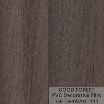 Cina Film decorativo del PVC della divisione spessore Grey Color scuro di 0.60mm - di 0.25mm in vendita