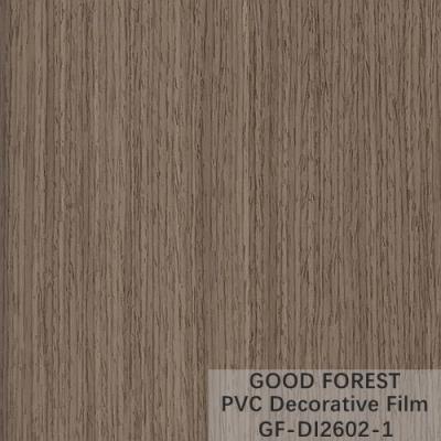 Cina Film decorativo del PVC della divisione spessore Grey Color scuro di 0.60mm - di 0.25mm in vendita