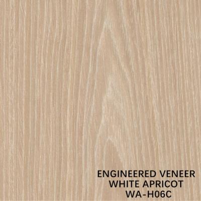 Chine L'abricot blanc H06C 0.15-0.6mm de placage de meubles de grain en bois synthétique de couronne a tondu de retour à vendre