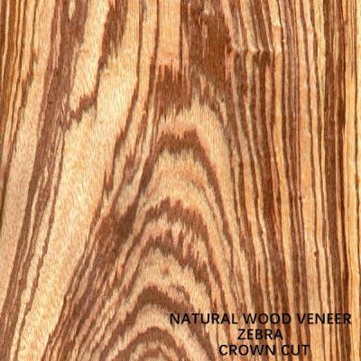 Китай West Africa Natural Zebra Wood Veneer Zebrano Flat Cut Crown Cut High Quality For Car Interior China Makes продается