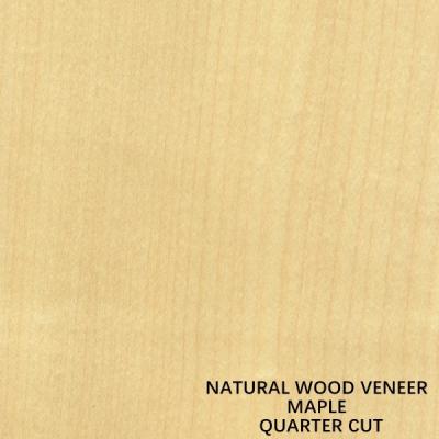 Китай American Natural Maple Wood Veneer Quarter Cut Thickness 0.5mm Good Quality For Furniture And Musical Instrument продается