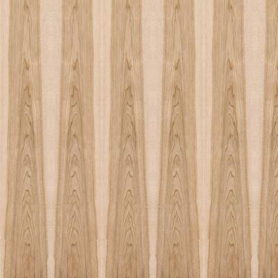 China Fancy Hickory Bicolor Crown Grain Based MDF / Particle Board Veneer Panels 2440x1220mm for sale