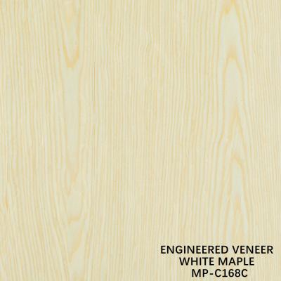 Chine White Maple Reconstituted Wood Veneer 168S Crown Cut 0.15-0.55mm à vendre