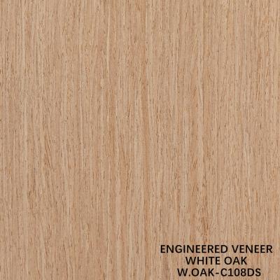 Chine Fancy Recomposed Wood Veneer Sheets White Oak 108DS Lengthened 2500-3100mm For Decoration à vendre