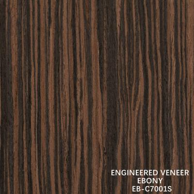 China Fabricado em madeira de ébano revestido com quartel de grãos retos para decoração de hotéis e armários à venda