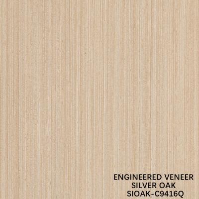 China Fancy Recomposed Wood Veneer Of Silver Pear Slice Cut Technics For Straight Grain Width 1280mm Splicing For Door Skin for sale