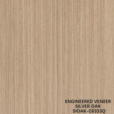 China Fancy Recomposed Wood Veneer Of Silver Pear Slice Cut Technics For Straight Grain Width 1280mm Splicing For Door Skin for sale