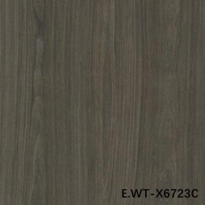 China Fabrica de veneer de madera de ingeniería de alta gama de nuez europea E.WT-X6723C Corona marrón oscuro para decoración de hoteles China OEM en venta