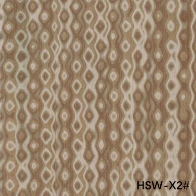 China Alta gama de madera reconstituida veneer hueco cuadrado madera HSW-X2# personalizado 0.55mm Para paneles de pared China OEM fábrica en venta