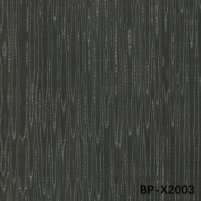 China Fancy Black Pearl Wood Veneer BP-X2003 New Design 3100mm Length For Wood Door Skin for sale