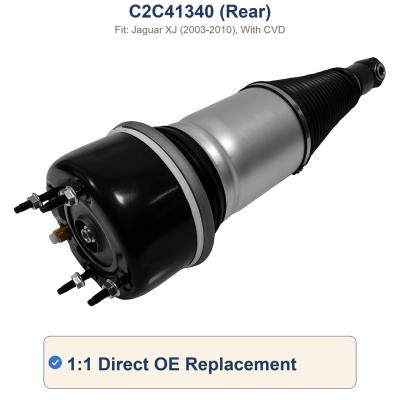China Jaguar XJ X350 X358 Rear Air Suspension Spring Strut C2C41340 With CVD Electronic Damping for sale