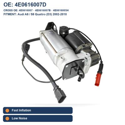 China Air Suspension Compressor Pump Audi A8 D3 4E 2002-2010 4E0616007D OEM ODM for sale