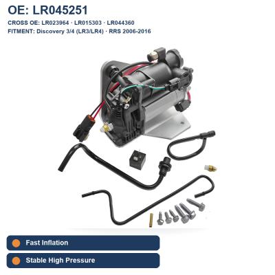 China Land Rover Discovery 3 / 4 Air Suspension Compressor LR045251 With Aluminium Plate for sale