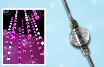 China Stage Event 3D DMX Ball Transparent Ball LED Ball with 3 DMX Channels LED Orb for sale