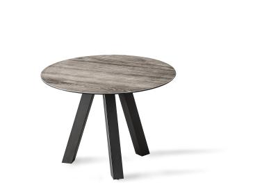 中国 Rectangle Artistic Coffee Tables , Tempered Glass Coffee Table Black Leg 販売のため