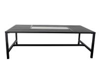 China 5 Pieced Rectangle Coffee Table MDF Ceramic Top 120x60cm Oil Proof for sale