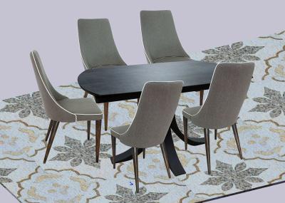 China Cadeira de mesa de madeira estofada de grãos de madeira Cadeira de sala de estar Cadeira de lazer à venda