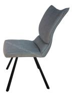 China Fabric Shell Upholstered Restaurant Dining Chairs Polyester Material Wear Proof for sale