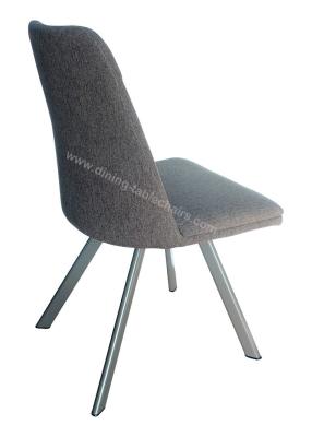 China Polyester Stof Beklede het Dineren Stoelen, de Binnenstoel van de Vrije tijdswoonkamer Te koop