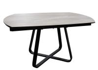 China Wood Grain Ceramic Top Dining Table , Extension Dining Table 2.1 Meter for sale