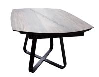 China Wood Grain Ceramic Top Dining Table , Extension Dining Table 2.1 Meter for sale