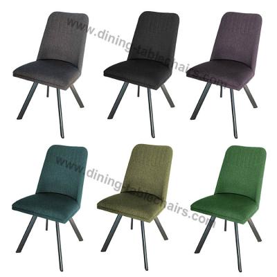 China Polyester Stof Beklede het Dineren Stoelen, de Binnenstoel van de Vrije tijdswoonkamer Te koop