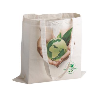 China premium eco friendly cotton canvas bags with custom logo printed for advertising for sale