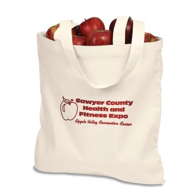 China reusable eco-friendly cotton canvas fruit shopping bags with logo printed for sale