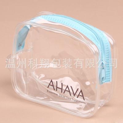 China transparent PVC traveling toiletry bags waterproof lady cosmetic hanging bags for sale