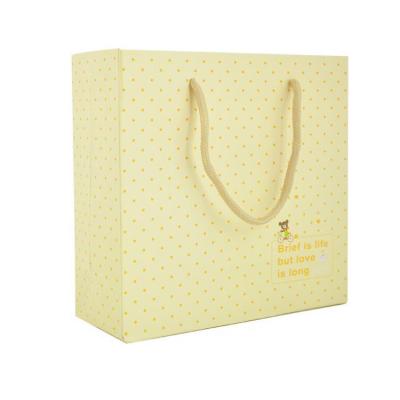 China luxury white cardboard boutique shopping paper bags for promotion accept custom printing for sale